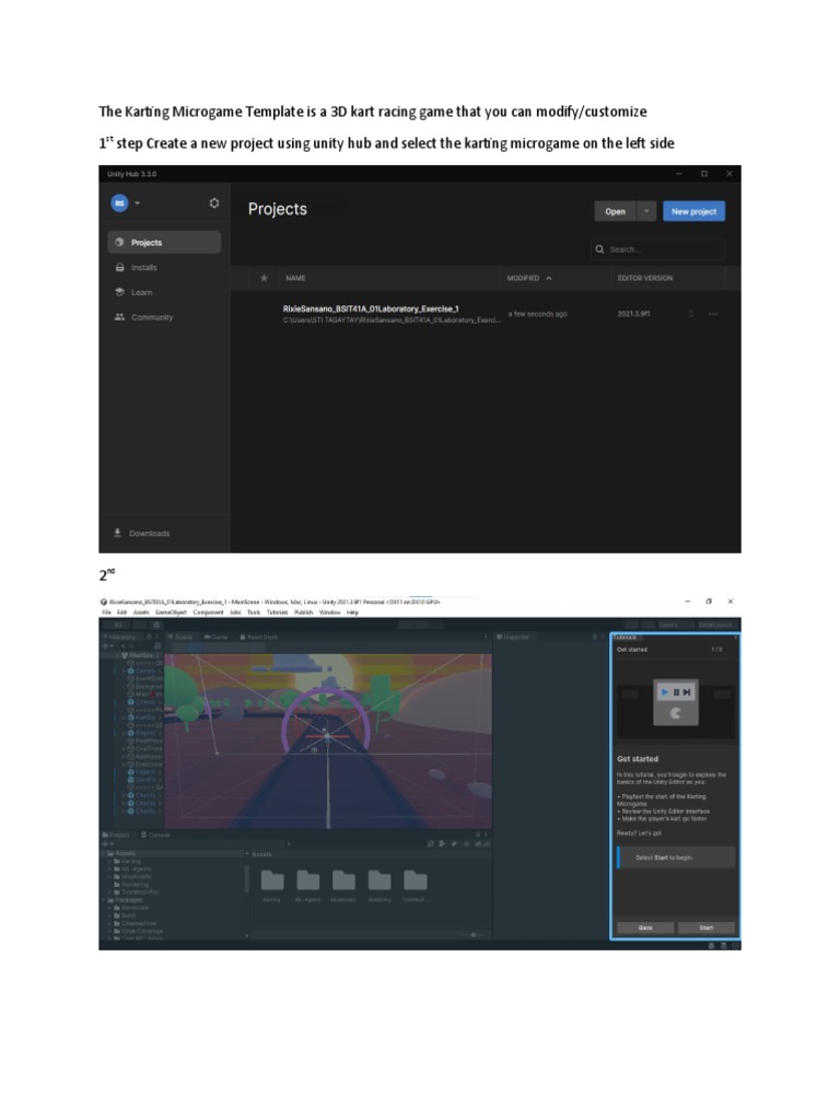 The Karting Microgame Template Is A 3D Kart Racing Game That You Can ...