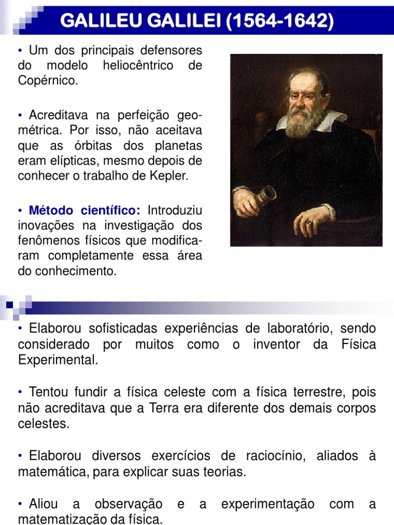 7 - Galileu Galilei | PDF | Galileu Galilei | Física