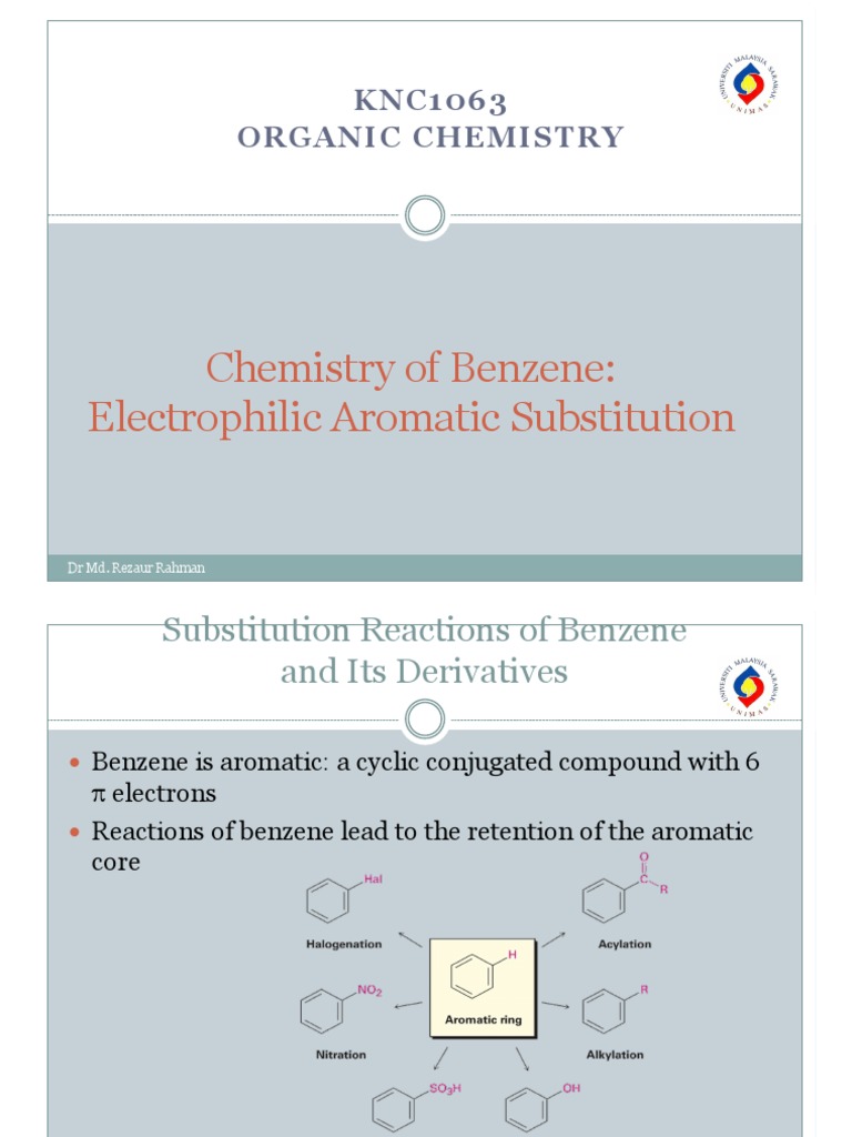 Reaction of Benzene | PDF