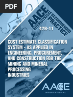 AACE-Nº-18R-97 - Estimated Cost Classification System PDF | PDF ...