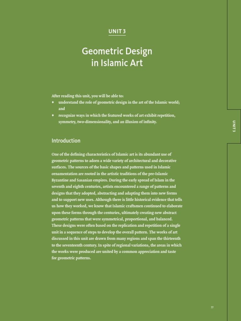 Geometric Desig in Islamic Art | PDF