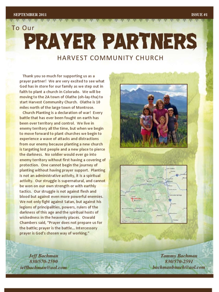 Prayer Partners: To Our | PDF | Prayer | Religious Behaviour And Experience
