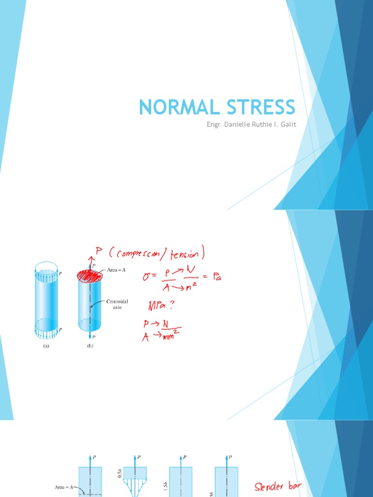 Normal Stress - 01 | PDF
