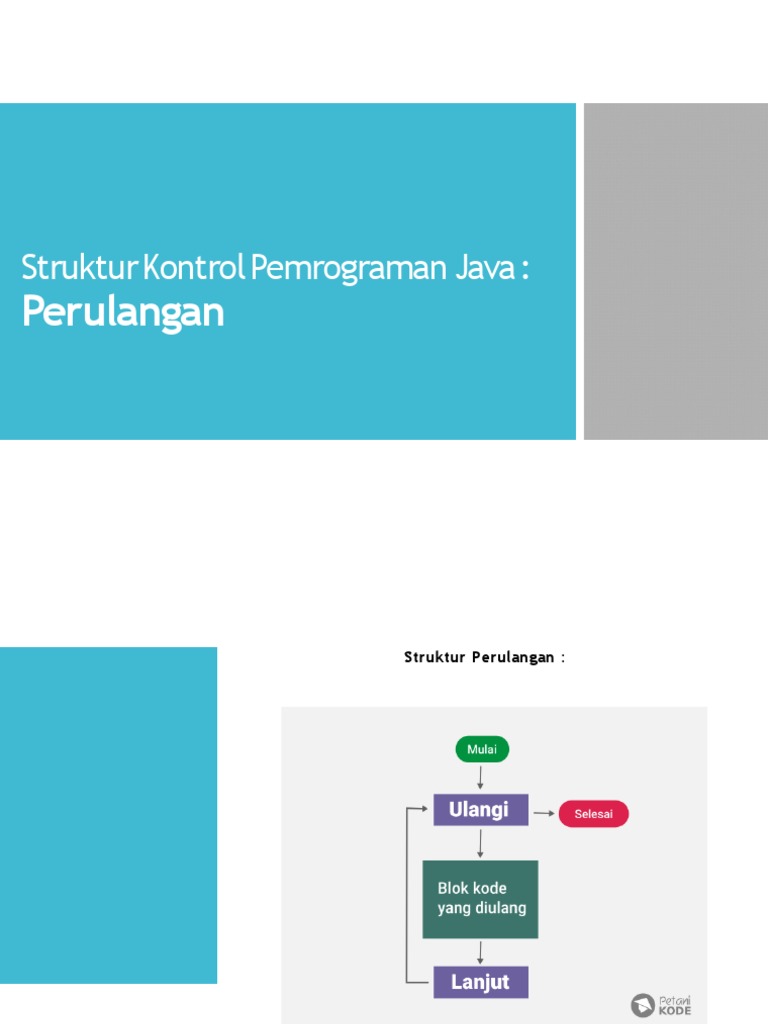 Struktur Kontrol-PENGULANGAN | PDF | Komputer