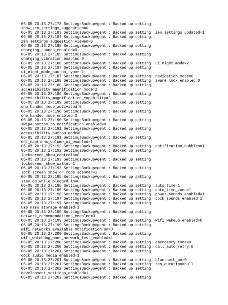 Settings Provider | PDF | Java (Programming Language) | Software ...