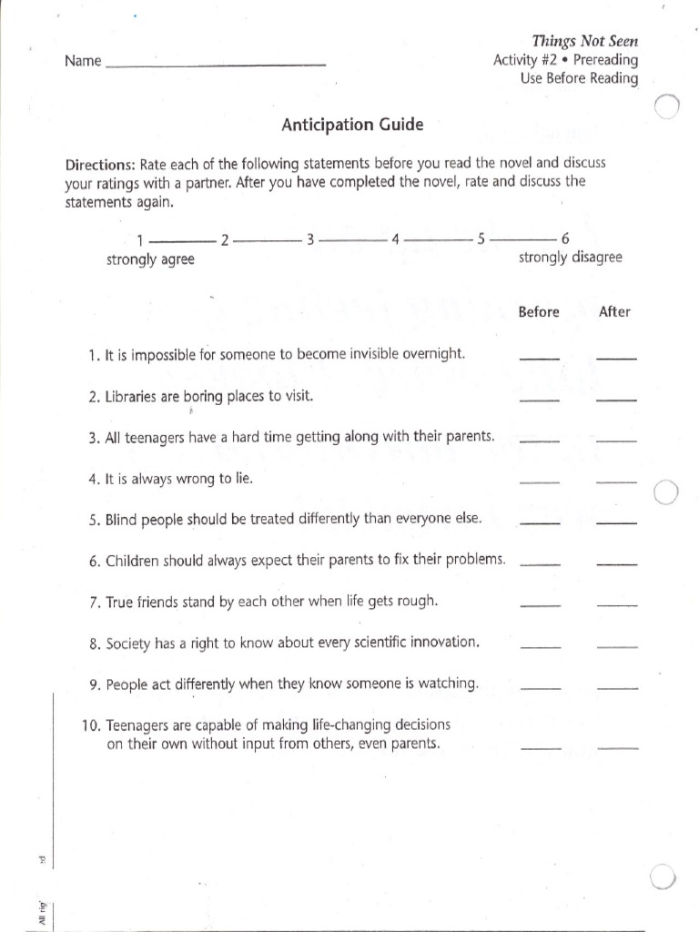 Things Not Seen | PDF