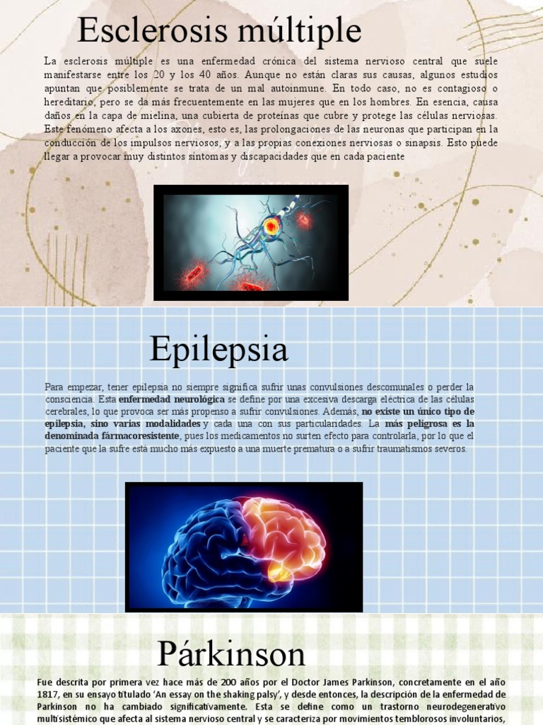 Cinco Enfermedades Del Sistema Nervioso | PDF | Epilepsia | Enfermedad ...