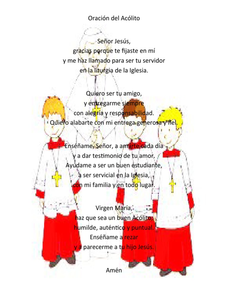 Oración Del Acólito | PDF