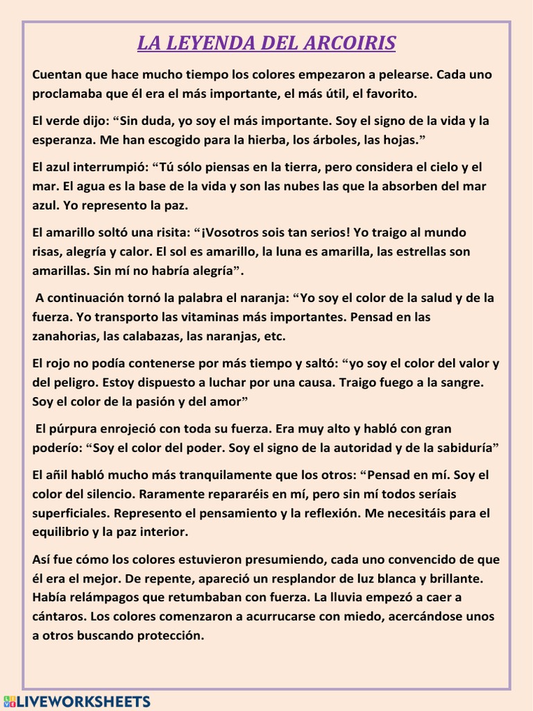 El Arco Iris | PDF | Arco iris | Color