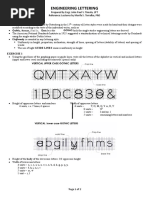 Engineering Lettering Basics | PDF