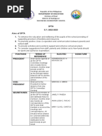 Pta Accomplishment Report 2023 | PDF