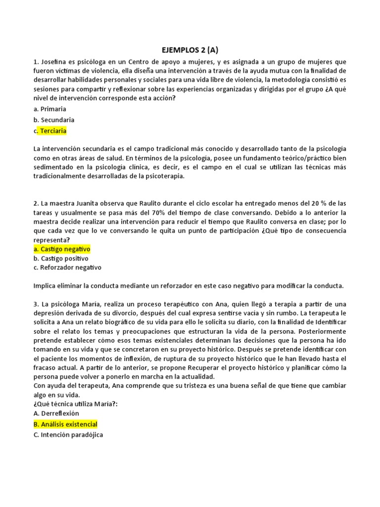 Ejemplos 2 (A) Ocxbea | PDF