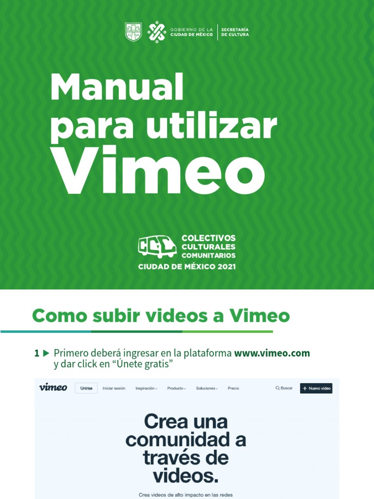 Manual Vimeo | PDF | Informática