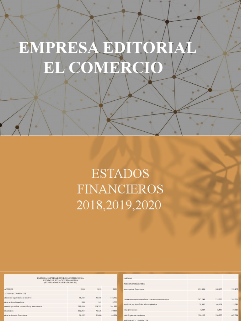 Empresa Editorial El Comercio | PDF