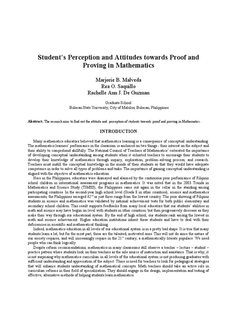 Sample Paper Imrad | PDF | Mathematics | Theory