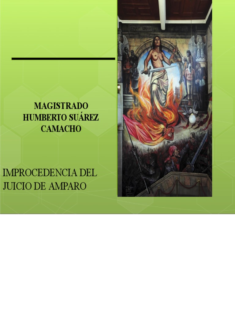 Magistrado Humberto Suárez Camacho Improcedencia Del Juicio de Amparo | PDF