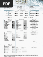 Deepwoken Build: Vesperian Stats | PDF
