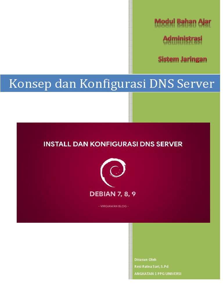 Konfigurasi DNS Server di Debian 7 | PDF | Komputer