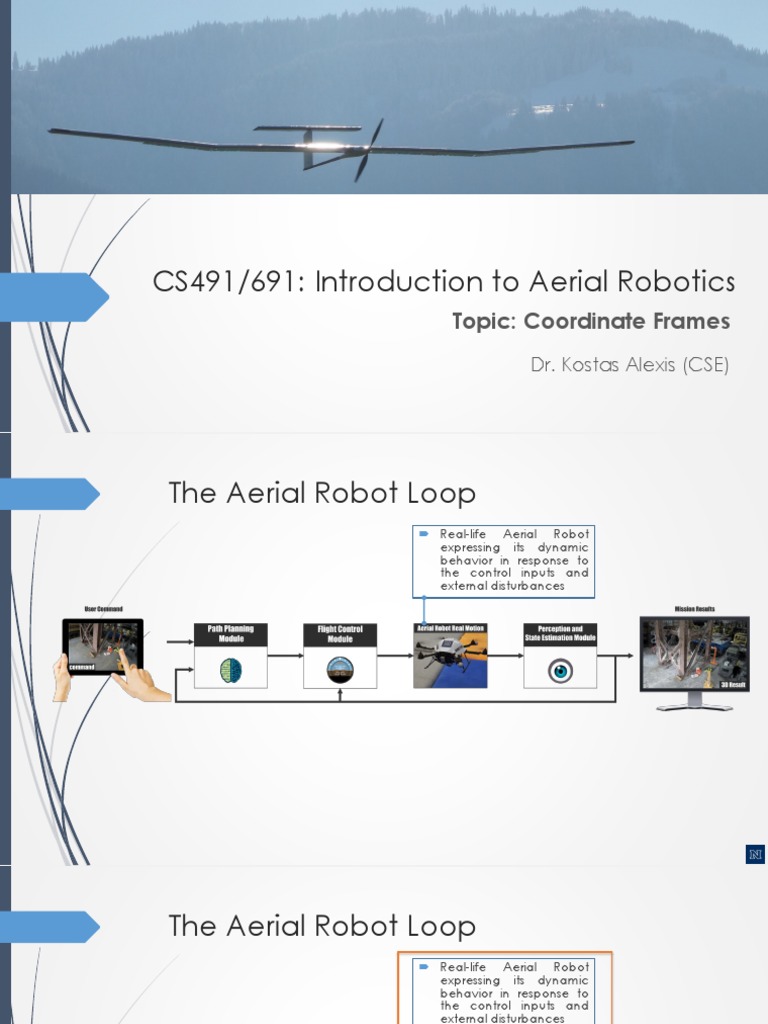 Intro To Aerial Robotics - Coordinate Frames | PDF | Inertial ...