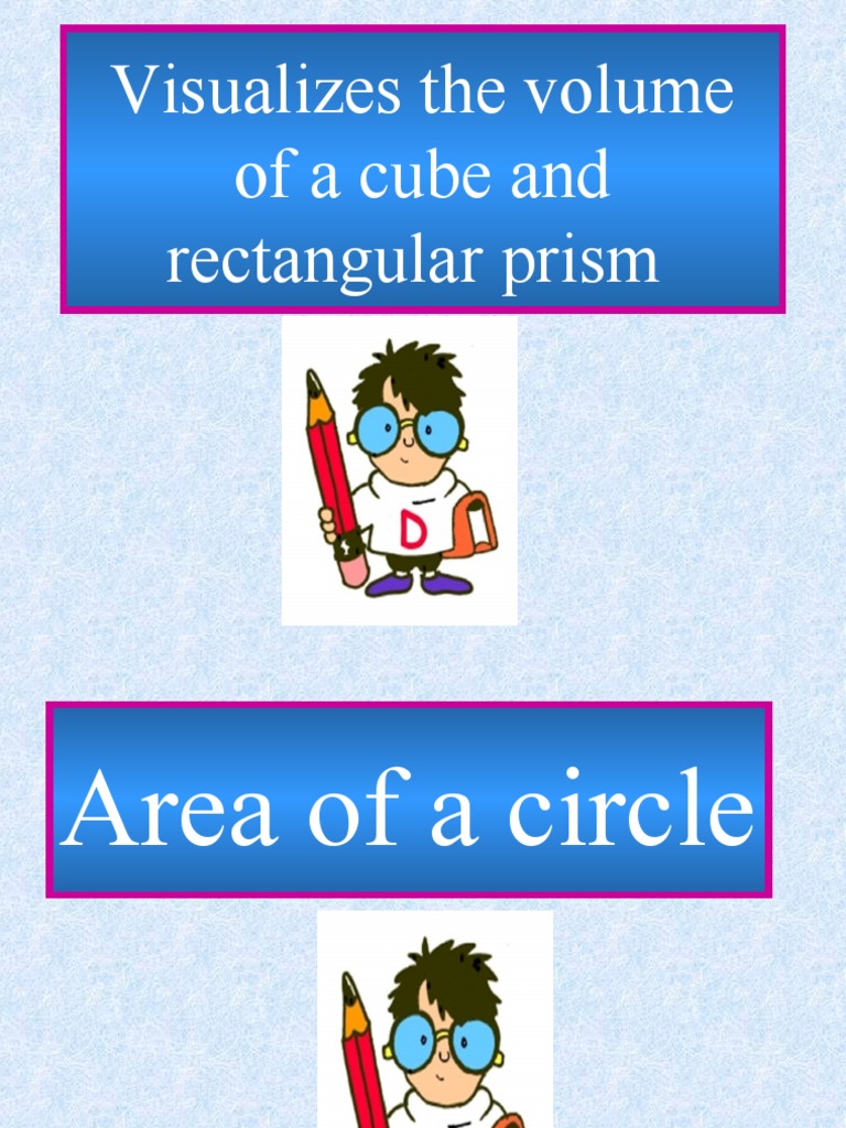 Volume of Cubes and Prisms | PDF