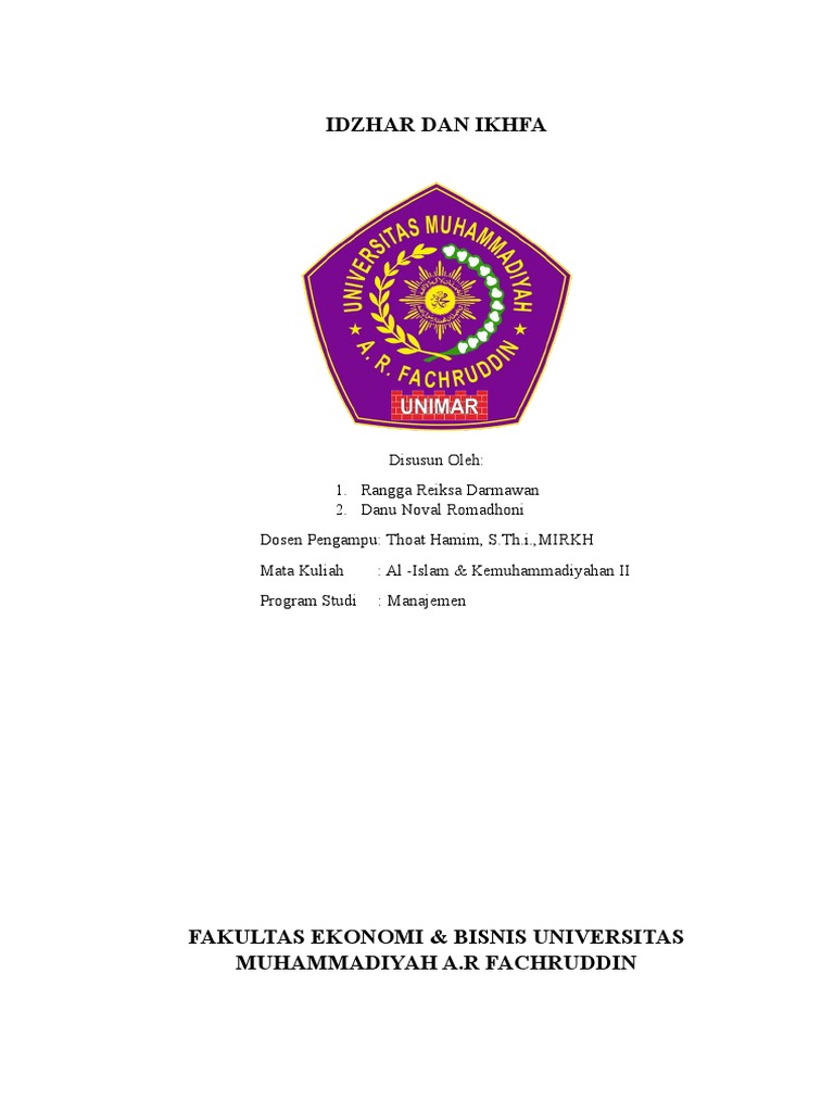 Idzhar Dan Ikhfa | PDF