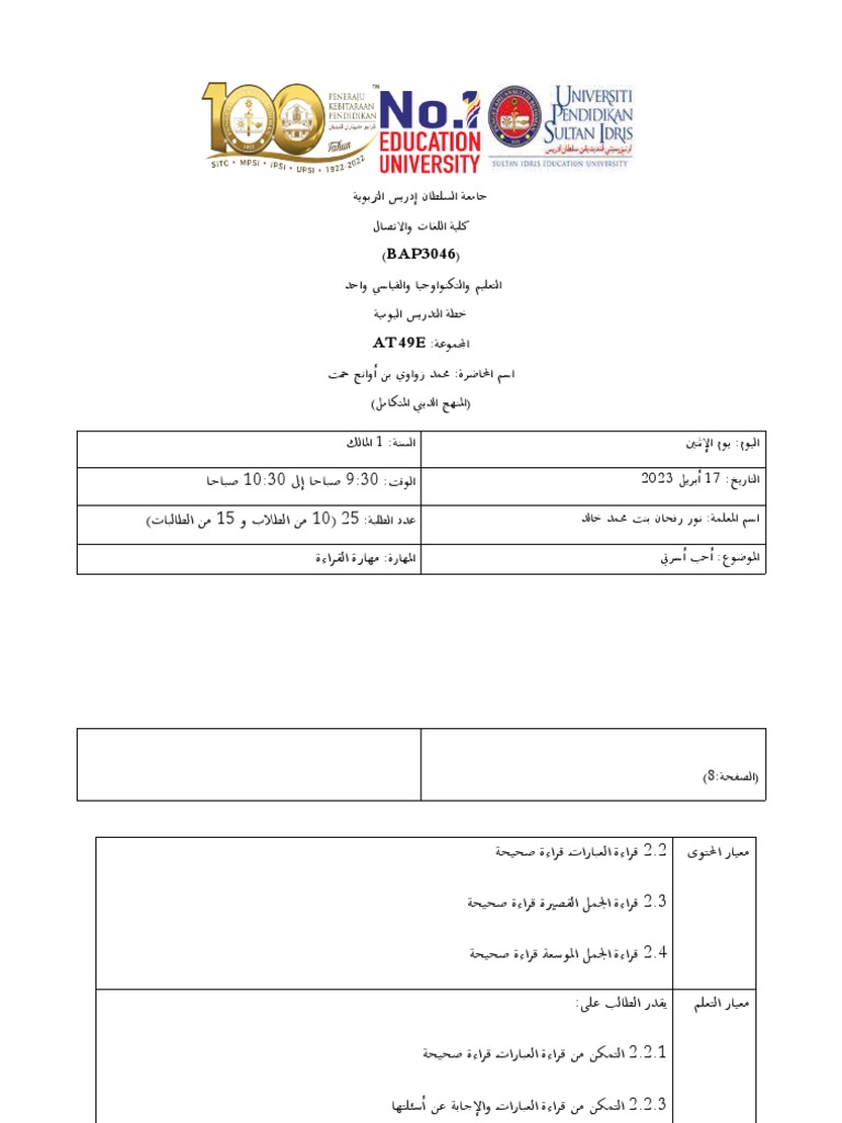 RPH Macro 1 Al-Maliki (Maharat Qiraah) | PDF