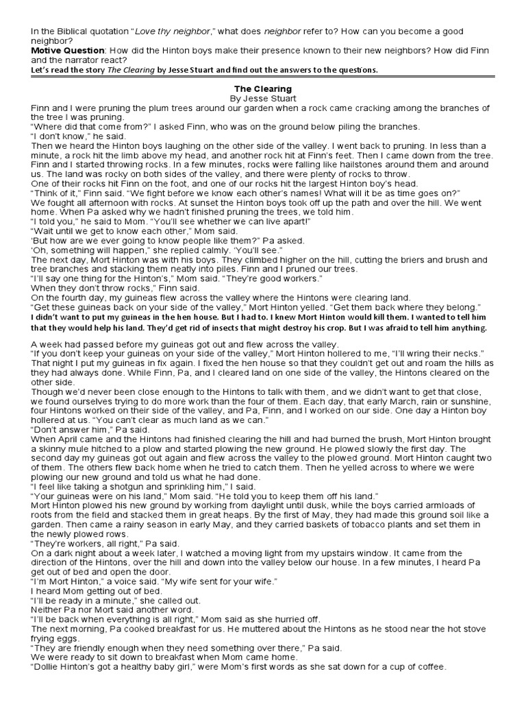 ActivityQ2L8,01 The Learing Reading Comprehension | PDF