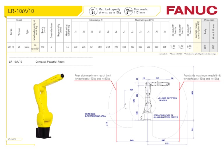 LR 10ia Data Sheet | PDF | Vehicles