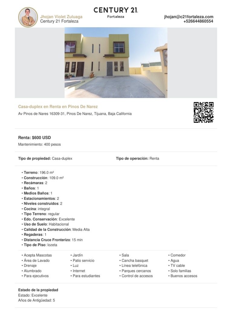 Casa en Renta en Pinos de Narez | PDF