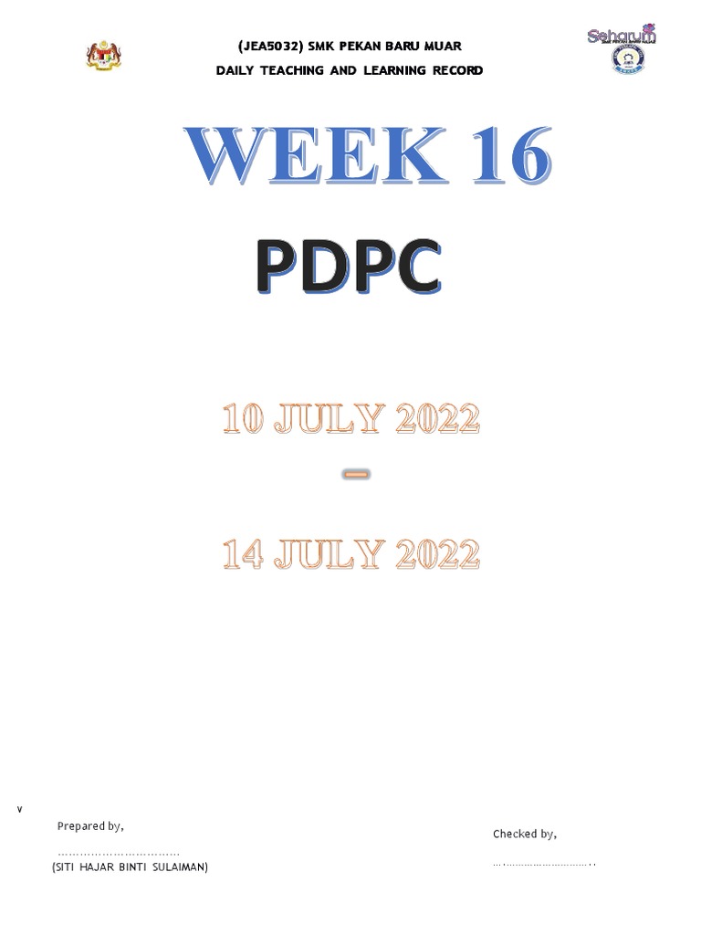 Week 16 2022 | PDF | Lesson Plan | Curriculum