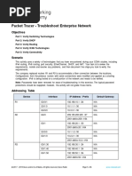 2.6.6 Packet Tracer - Verify Single Area Ospfv2 | PDF | Router (Computing) | Computer Network