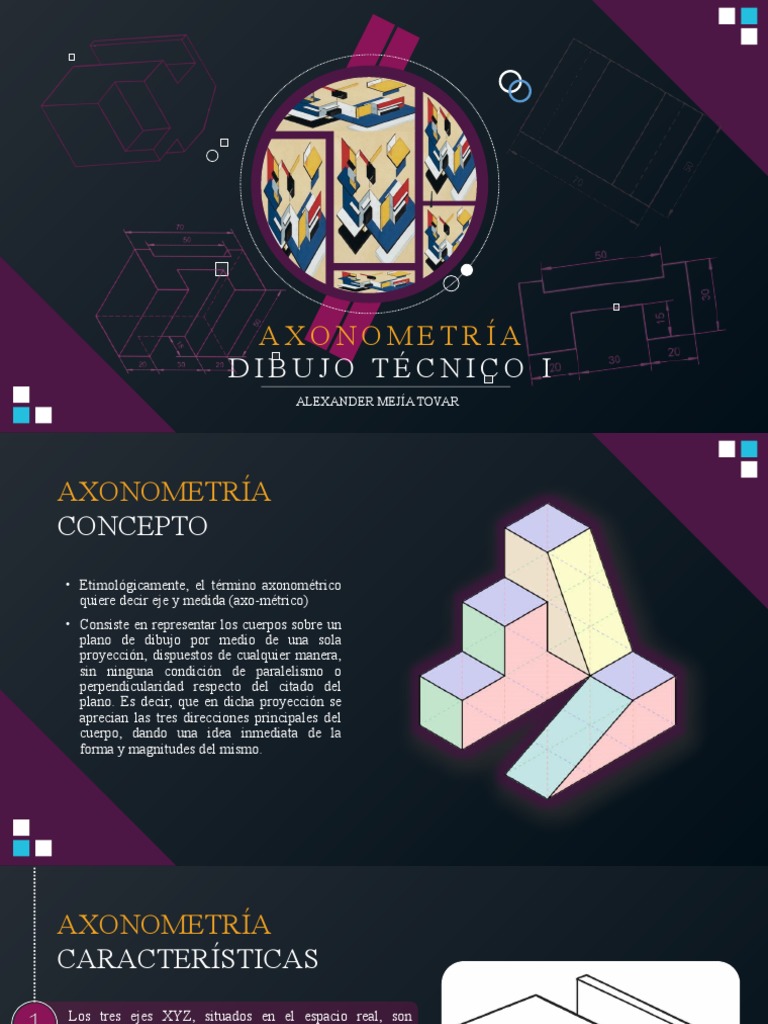 Tipos de Axonometría y sus Características | PDF | Geometría