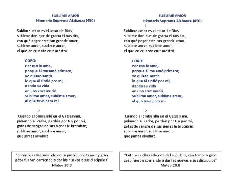 Sublime Amor 140423 | PDF