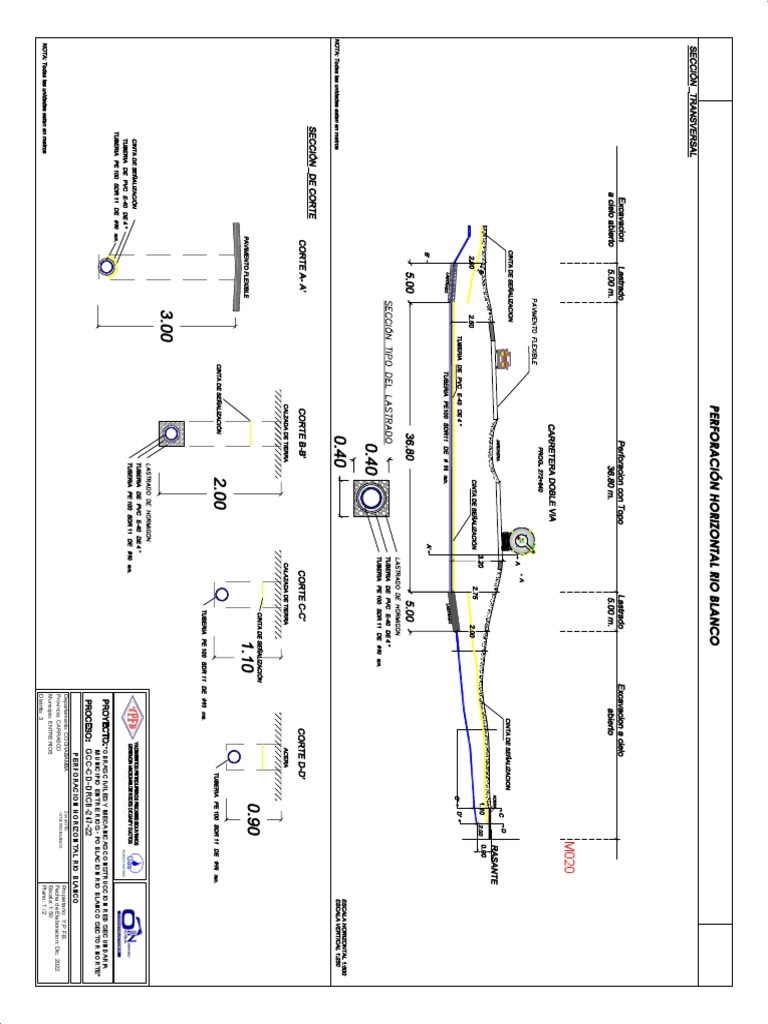 Plano Cruce Topo 1 | PDF