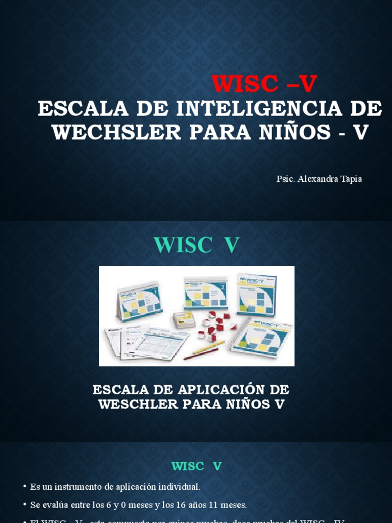 Wisc - V | PDF