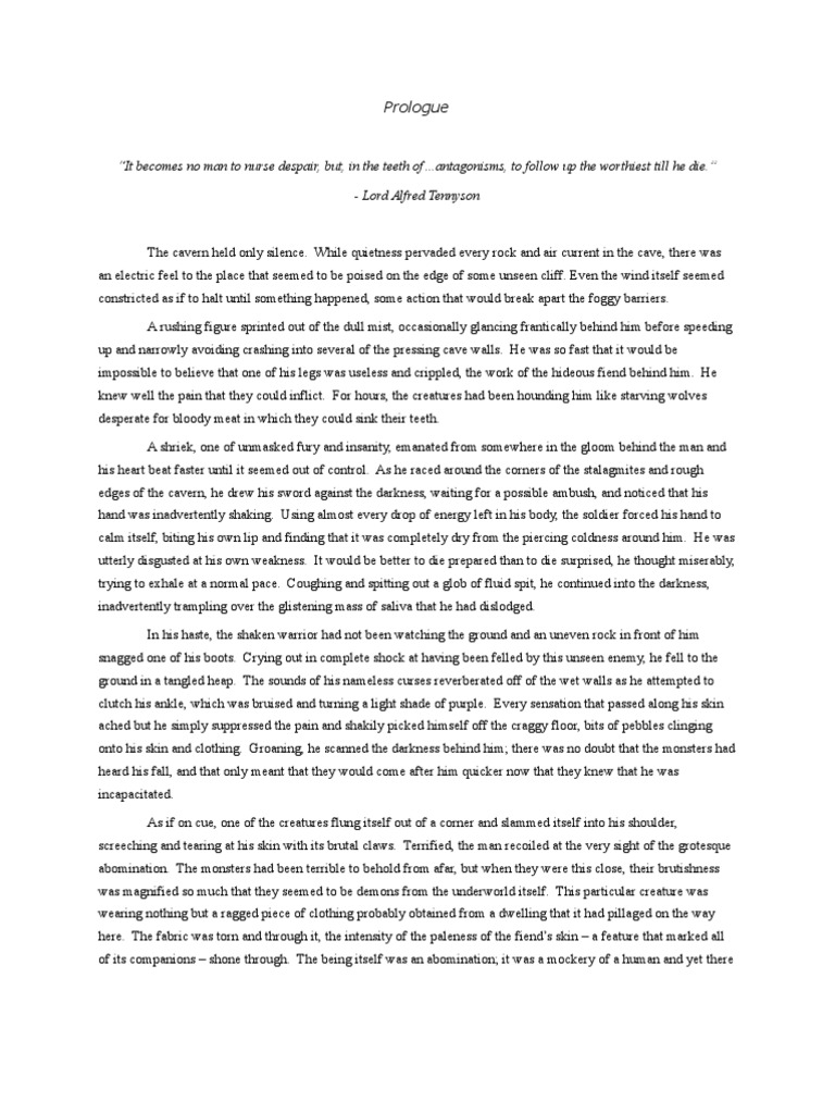 Prologue - 14 Pages | PDF