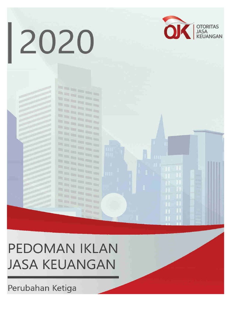 2020 - Pedoman Iklan Jasa Keuangan | PDF