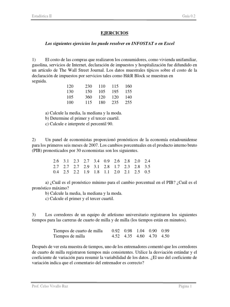 0.2 Ejercicios | PDF