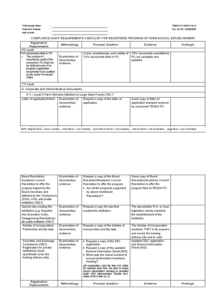 Tesda Op Ias 01 F04 D | PDF | Educational Assessment | Curriculum Tesda Op Ias 01 F04 D | PDF | Educational Assessment | Curriculum