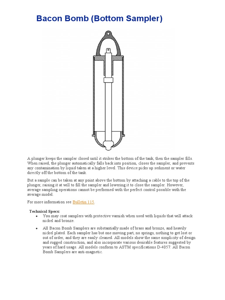 Bacon Bomb (Bottom Sampler) | PDF