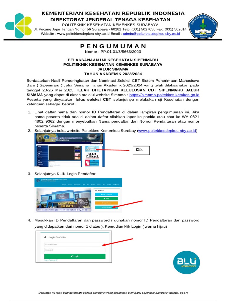Jadwal Dan Teknis Uji Kes Simama 2023 | PDF | Pengembangan Diri | Kesehatan Holistik