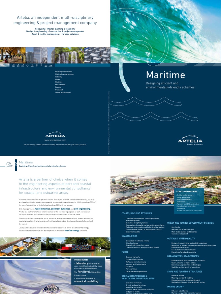 Artelia Brochure - Maritime | PDF