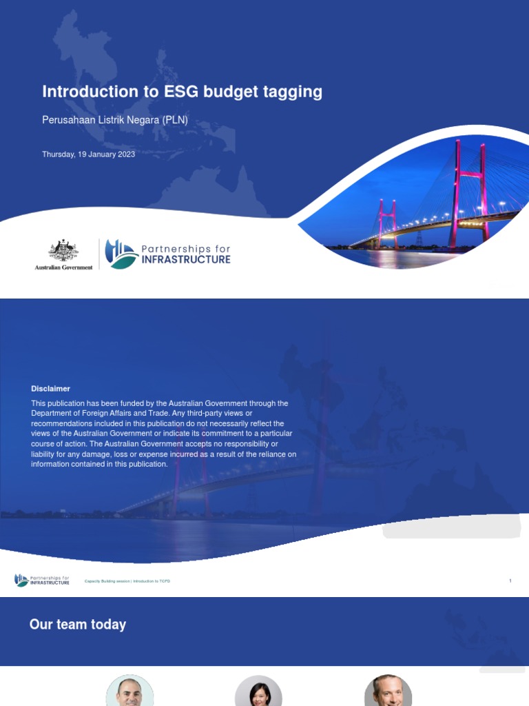 P4I_Capacity Building Workshop 5_ESG Budget Tagging_v1.0 | PDF