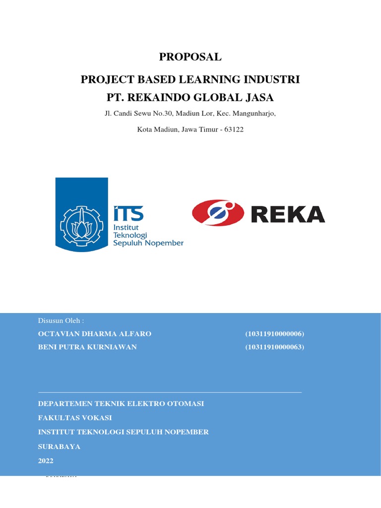 Proposal PBL Industri PT. Rekaindo Global Jasa | PDF