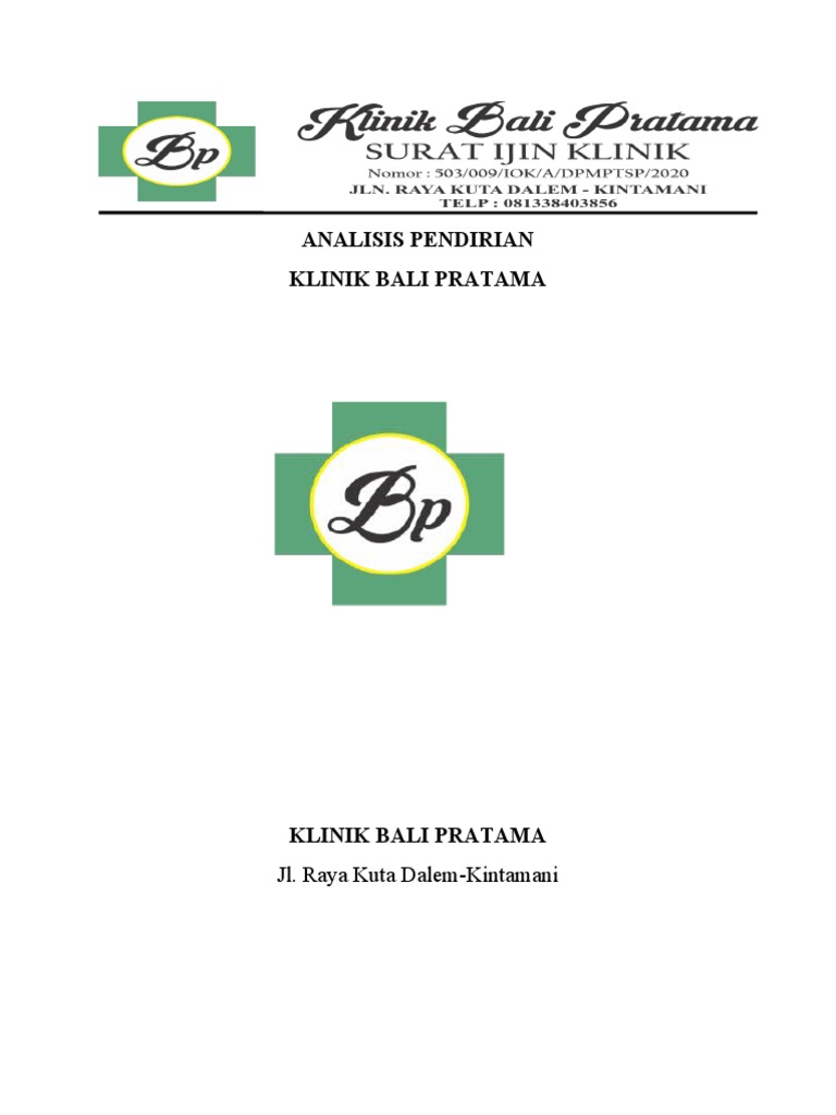 Analisis FKTP Klinik Pusdik Intel 2020 | PDF
