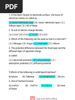 Acid Base Titration Test Questions | PDF | Titration | Chemistry