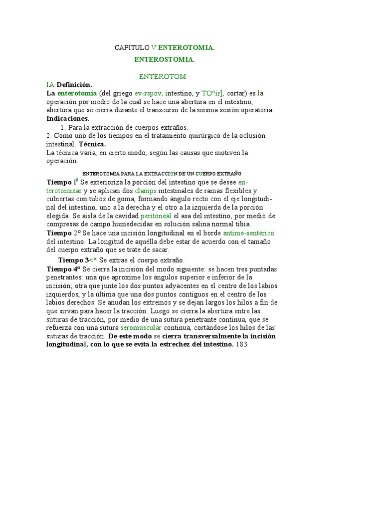 F.enterotomia - Enterostomia.pag 183-194. | PDF