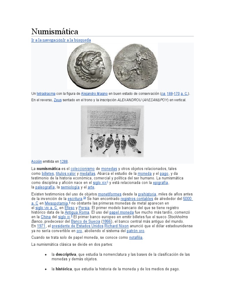 Numismática | PDF
