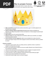 Crea tu propia corona recortable | PDF