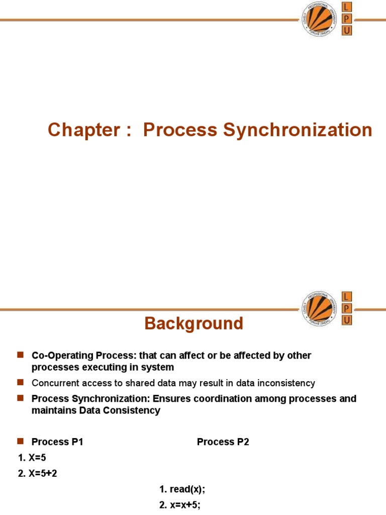 OS Process Synchronization Unit 3 | PDF | Process (Computing) | Computing